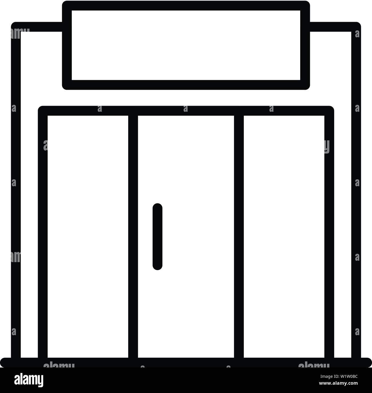 Mall open view Stock Vector Images - Alamy