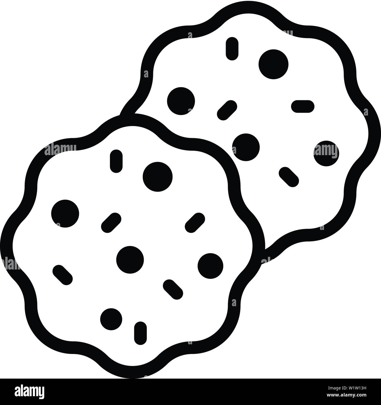 Homemade cookie icon, outline style Stock Vector Image & Art - Alamy Homemade cookie icon, outline style Stock Vector Image & Art - Alamy