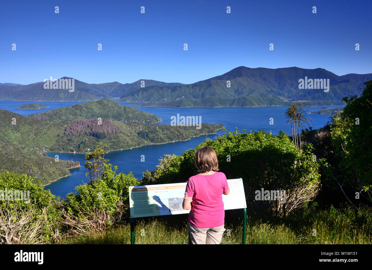 Woman new zealand countryside hi-res stock photography and images - Alamy