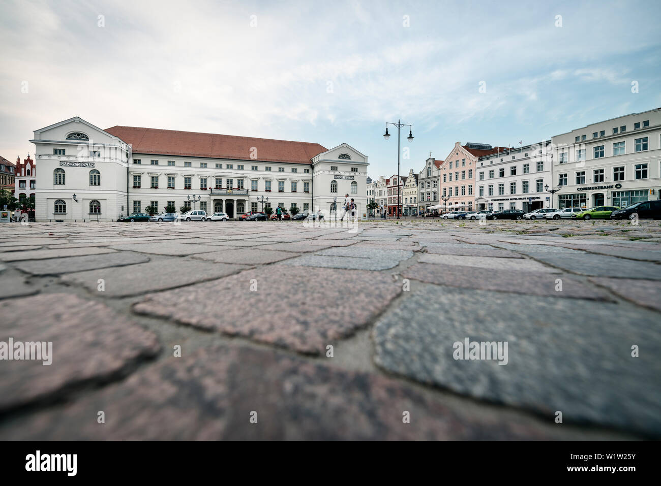 UNESCO World Heritage Hanseatic city of Wismar, market square, Wismar ...