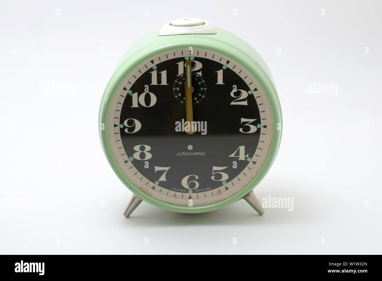 Clock face showing midnight midday hi-res stock photography and images ...