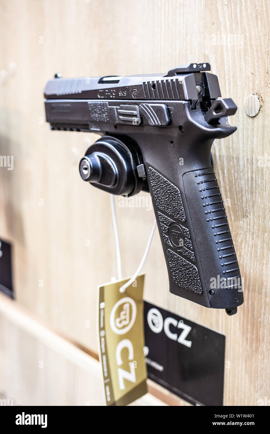 Czech police gun hi-res stock photography and images - Alamy