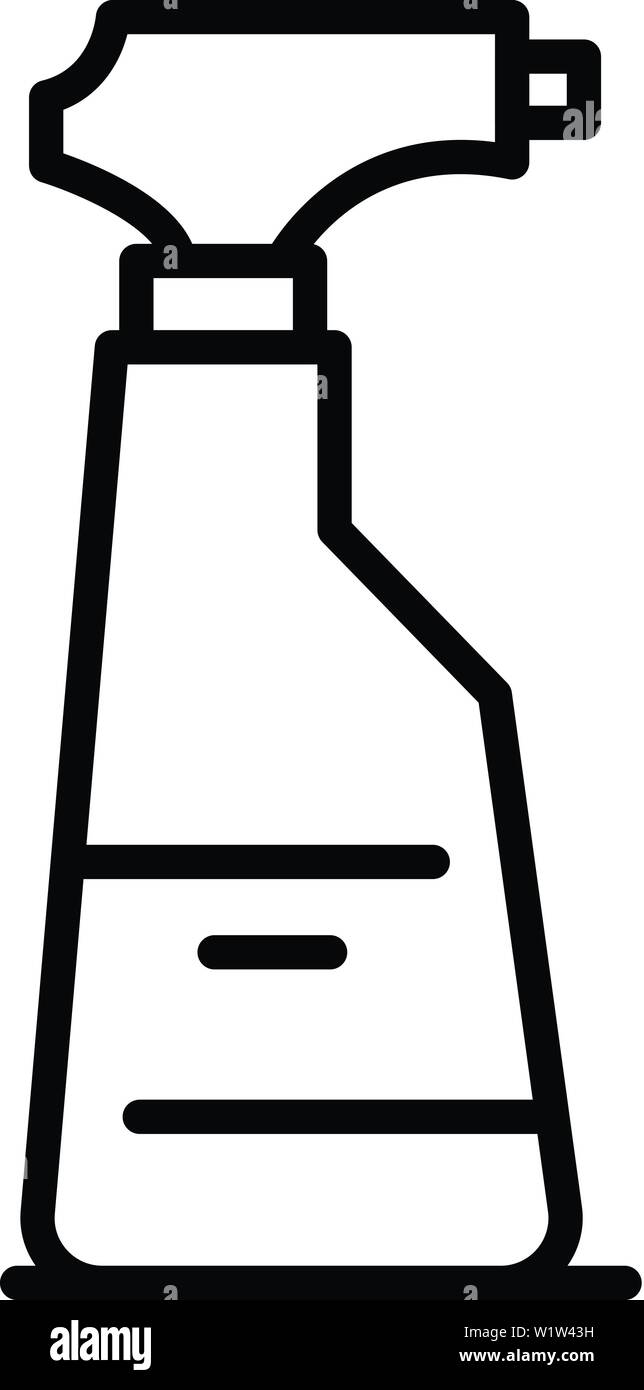 Cleaner spray icon, outline style Stock Vector Image & Art - Alamy