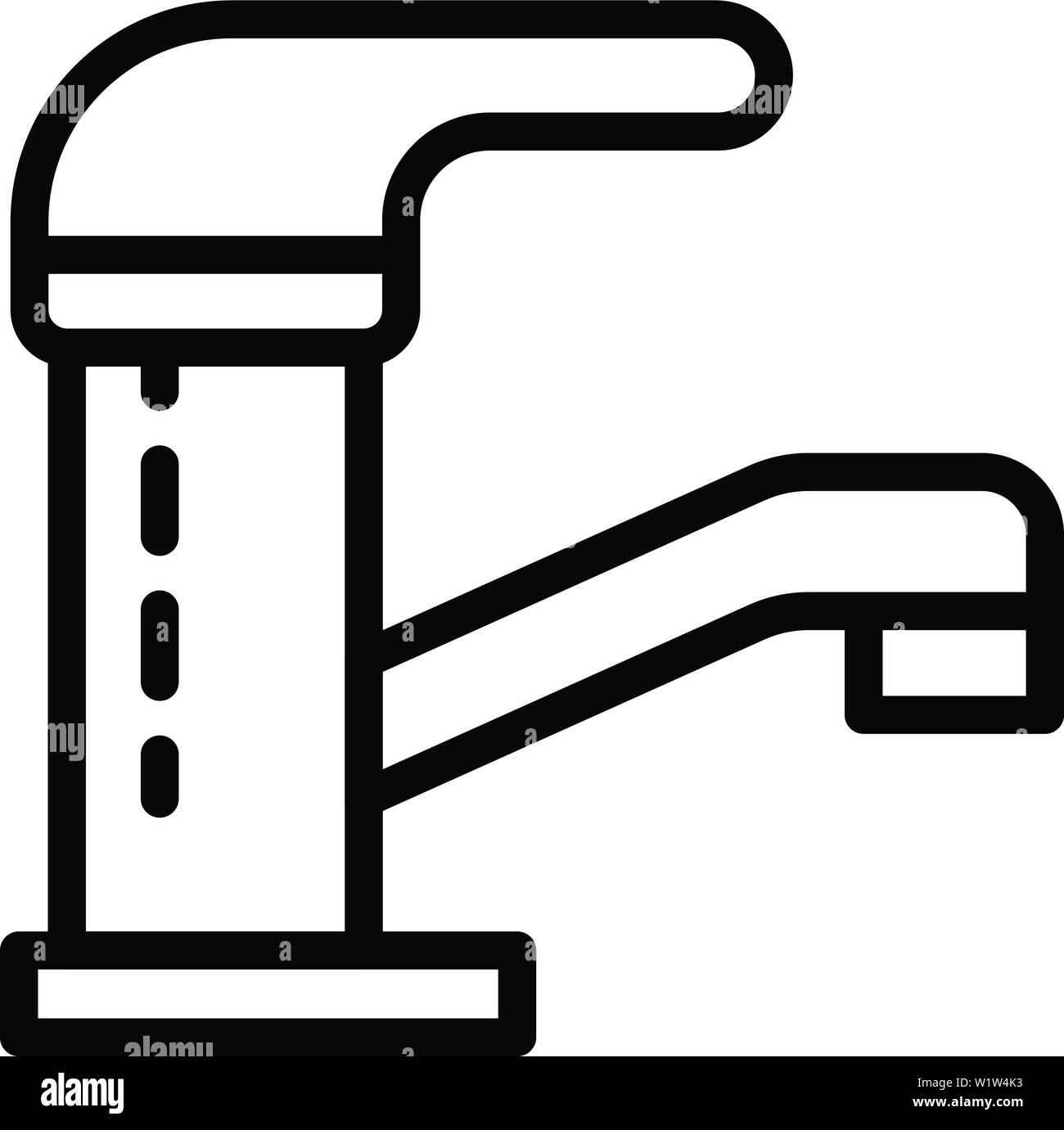 Closed water tap icon, outline style Stock Vector Image & Art - Alamy