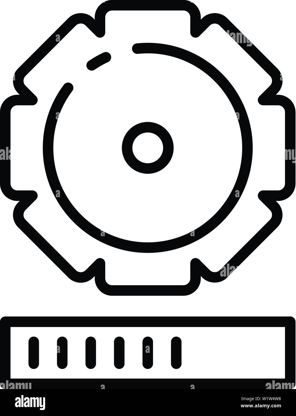 Gear arrow agile process Cut Out Stock Images & Pictures - Alamy