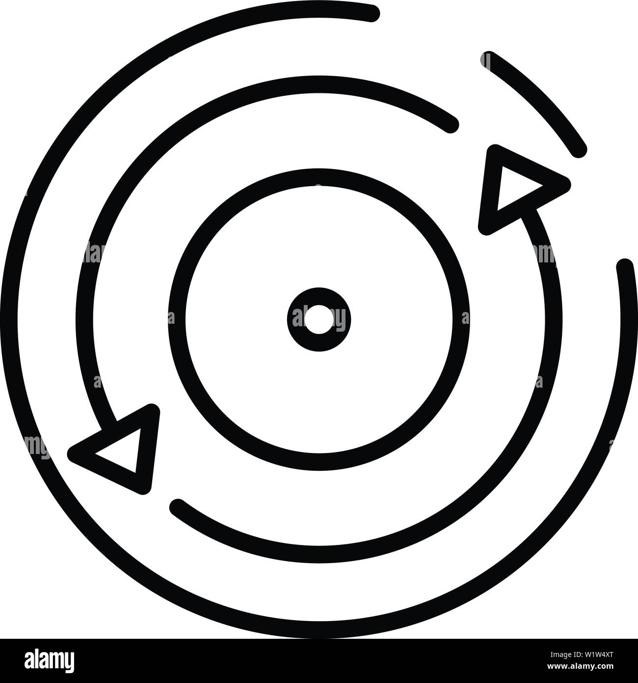 Update process icon, outline style Stock Vector Image & Art - Alamy