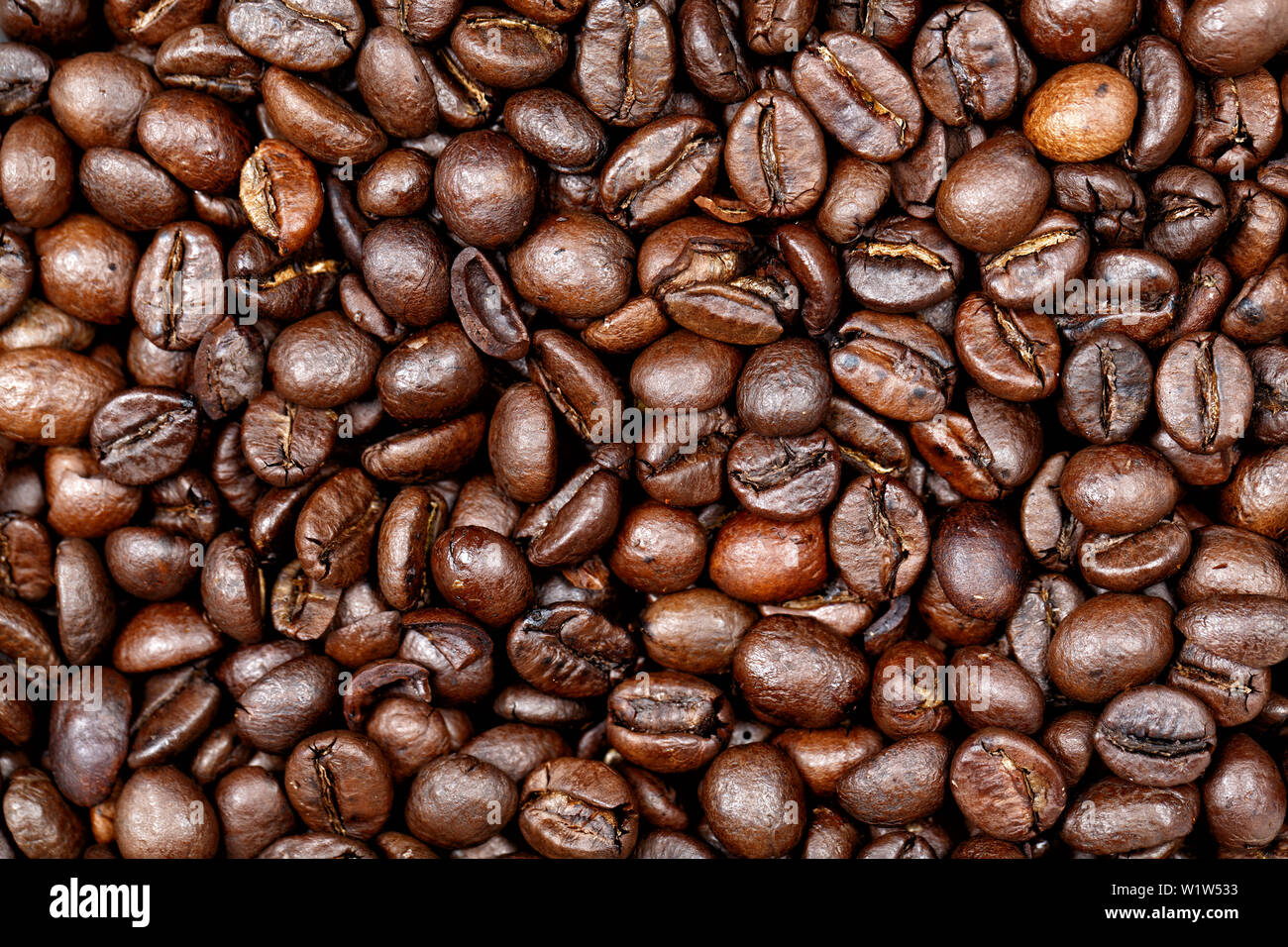 Coffee Beans Bag Texture