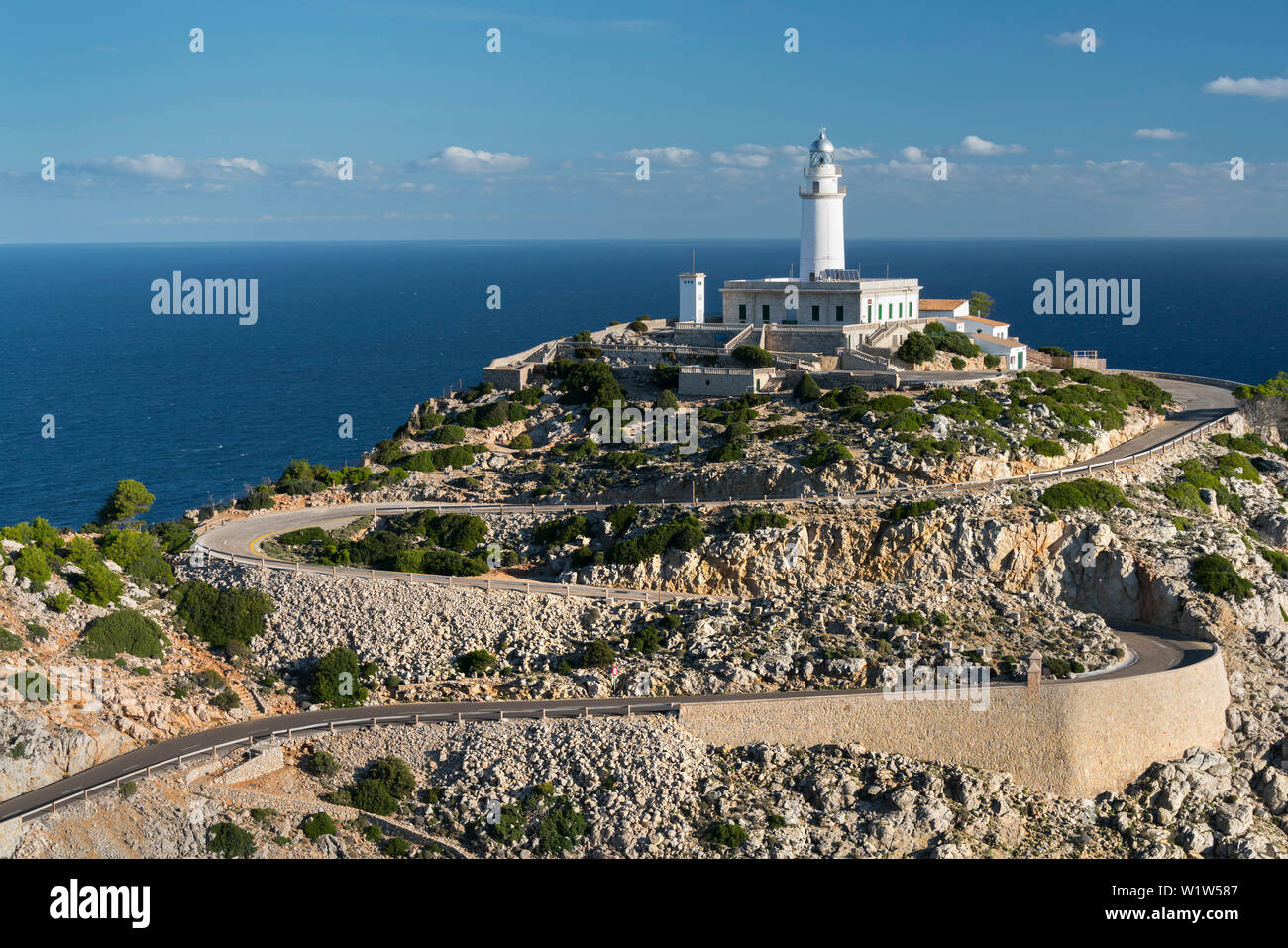 lighthouse at Cap Formentor, Mallorca, Balearic Islands, Spain Stock ...