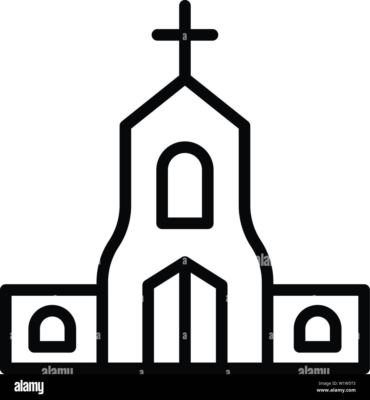 Spiritual church icon, outline style Stock Vector Image & Art - Alamy