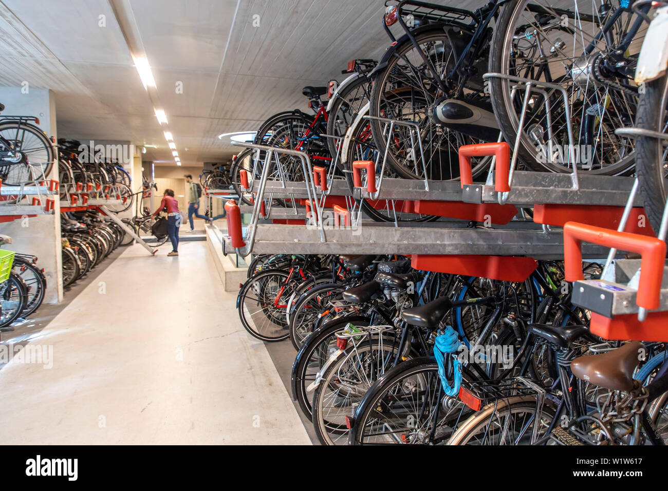 Utrecht bicycle bike park hi-res stock photography and images - Alamy