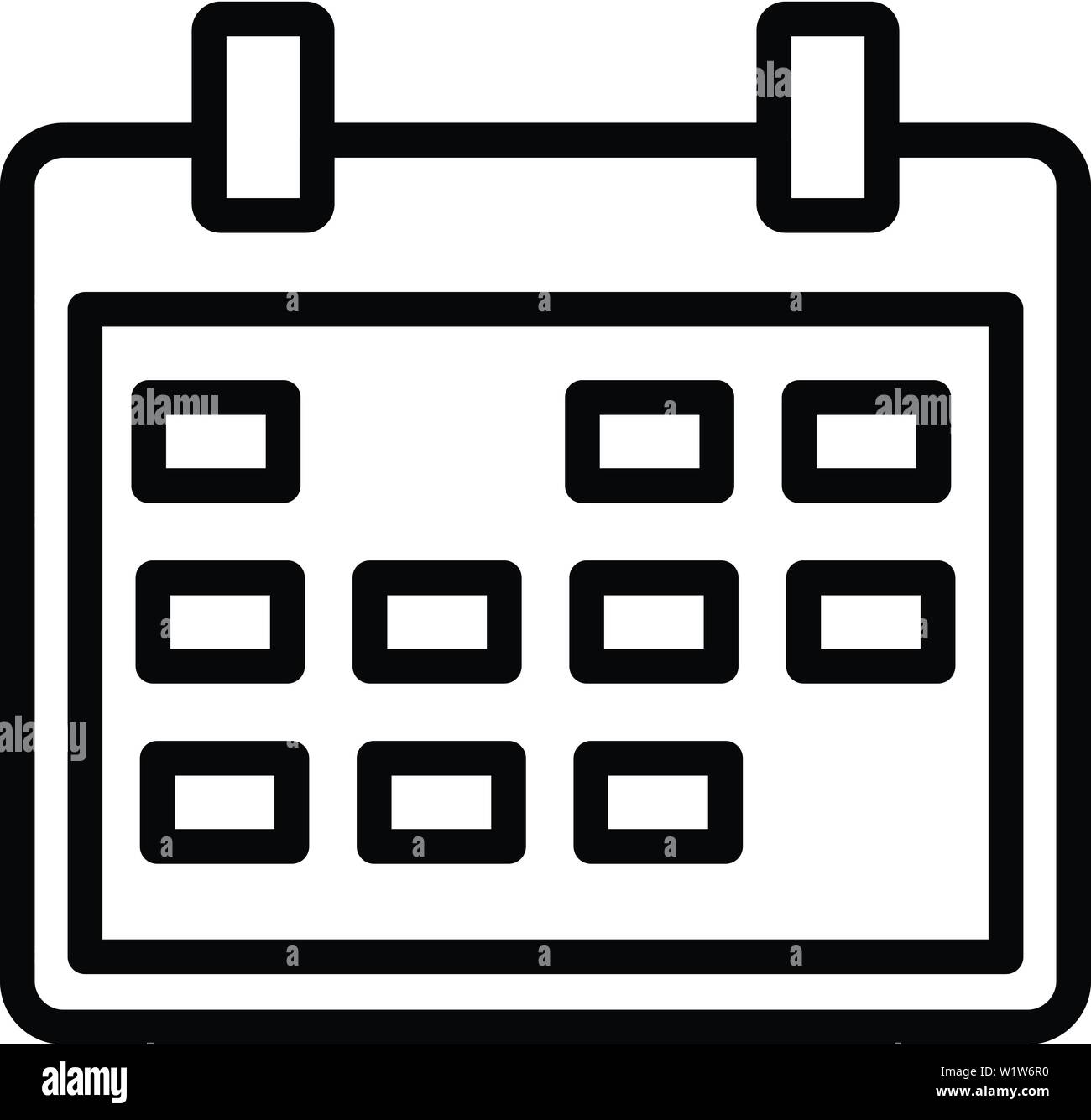 Science calendar icon, outline style Stock Vector Image & Art - Alamy