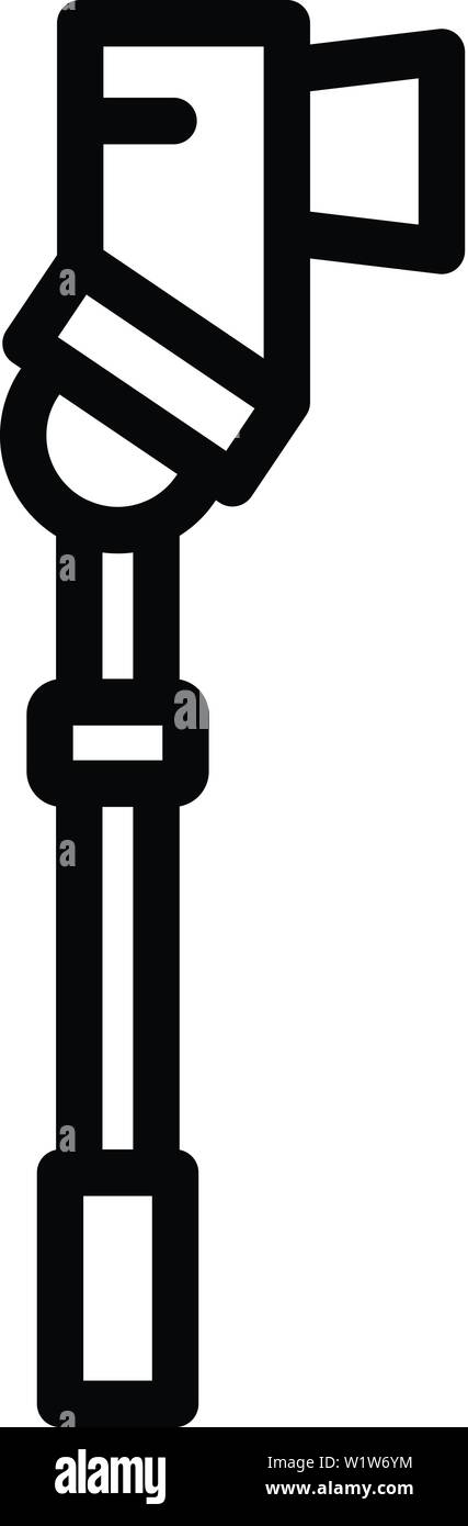 Action camera side view icon, outline style Stock Vector Image & Art ...