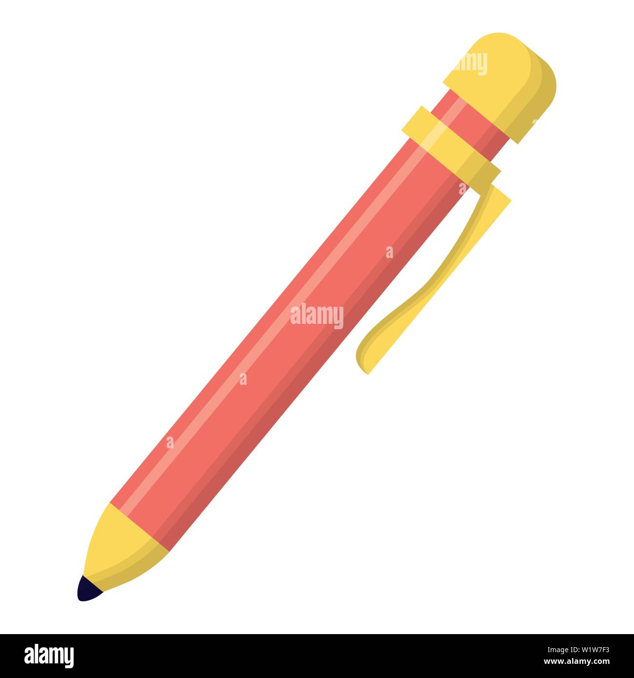 pen supply school on white background Stock Vector Image & Art - Alamy