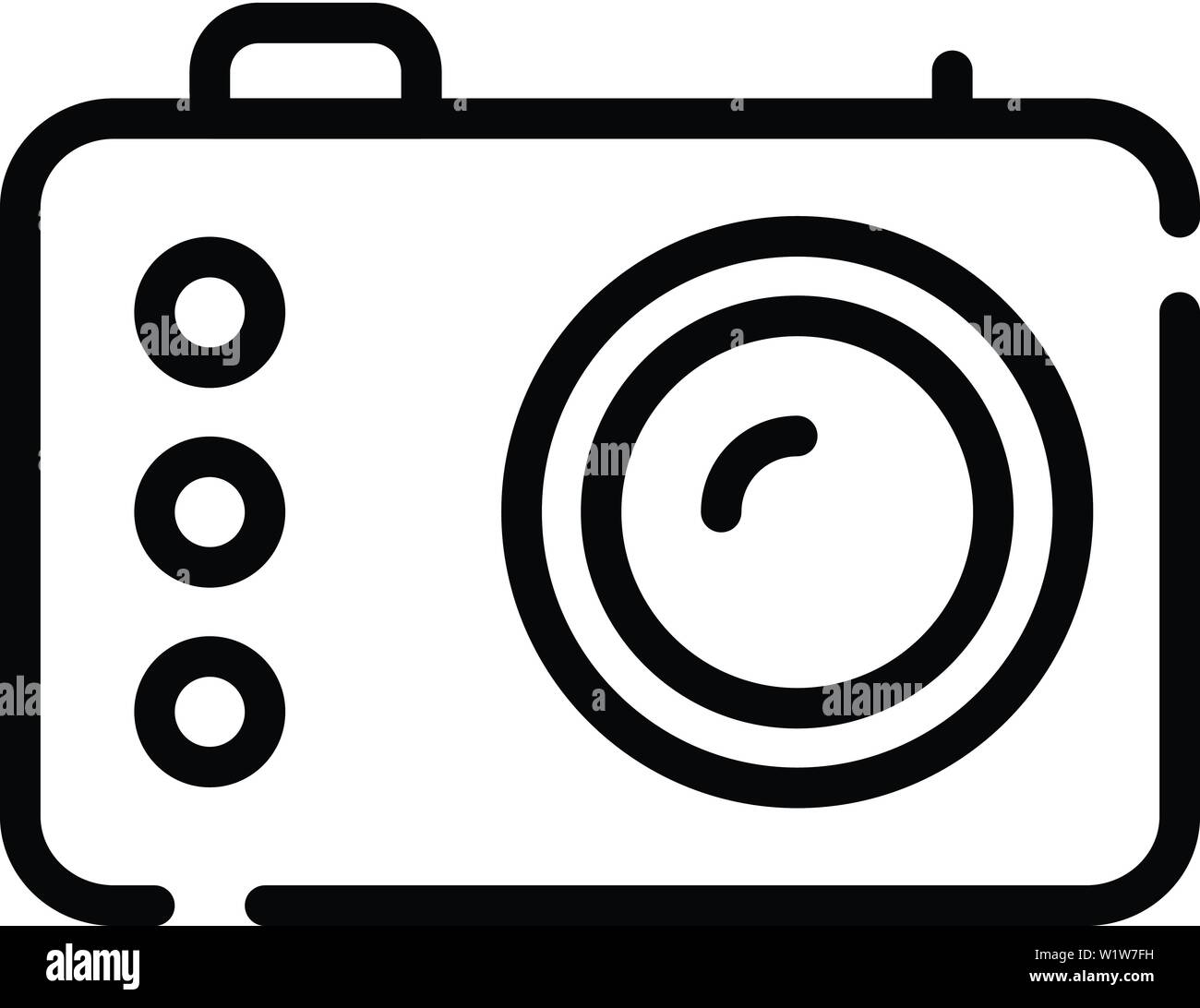 Video recorder icon, outline style Stock Vector Image & Art - Alamy