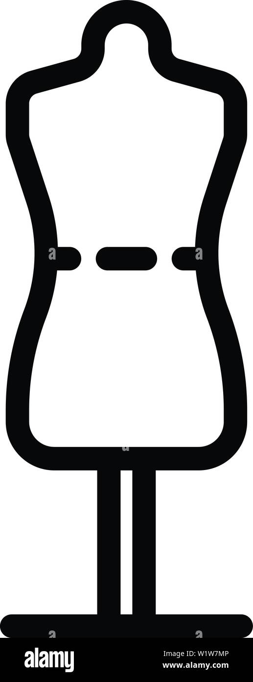 Tailor mannequin icon, outline style Stock Vector Image & Art - Alamy