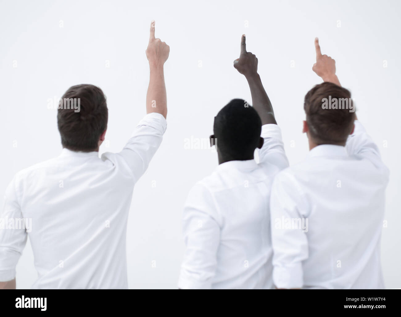 business partners discussing a joint project Stock Photo - Alamy