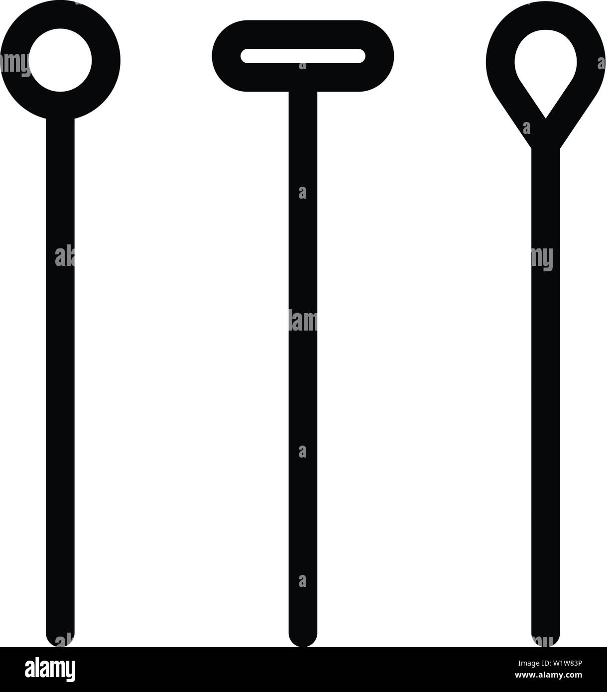 Sewing pins icon, outline style Stock Vector Image & Art - Alamy