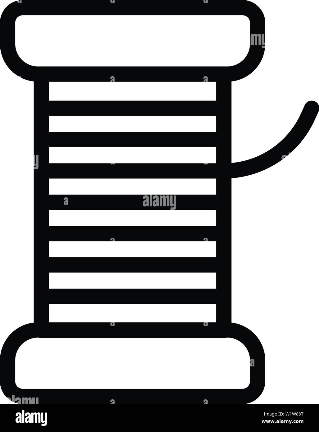 Sewing thread icon, outline style Stock Vector Image & Art - Alamy