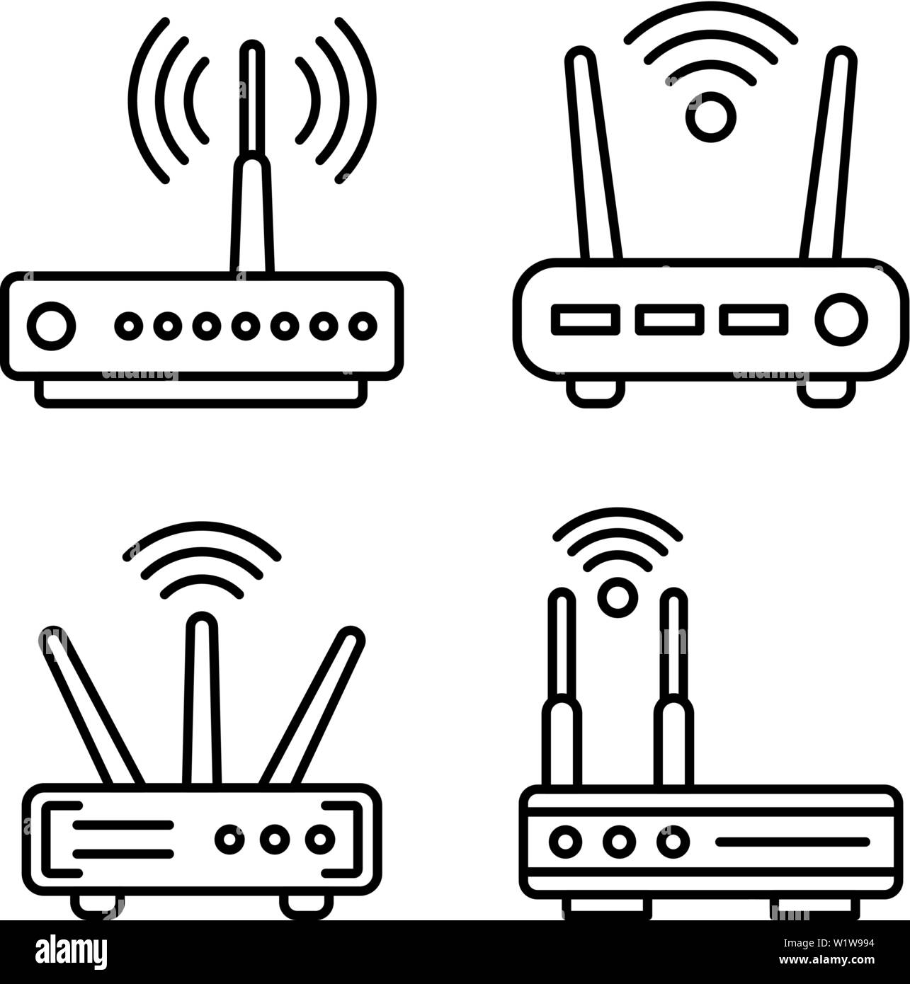 Voip gateway Stock Vector Images - Alamy