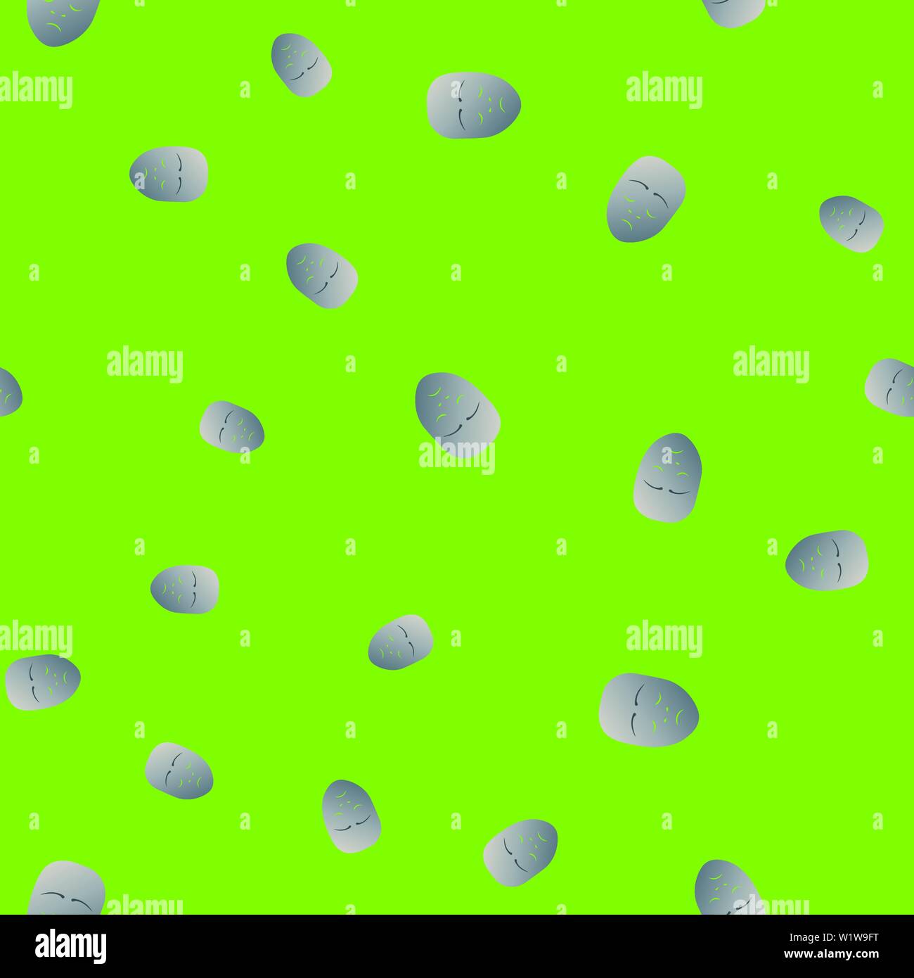 Seamless pattern of theatrical mask with dreary emotion. Vector ...