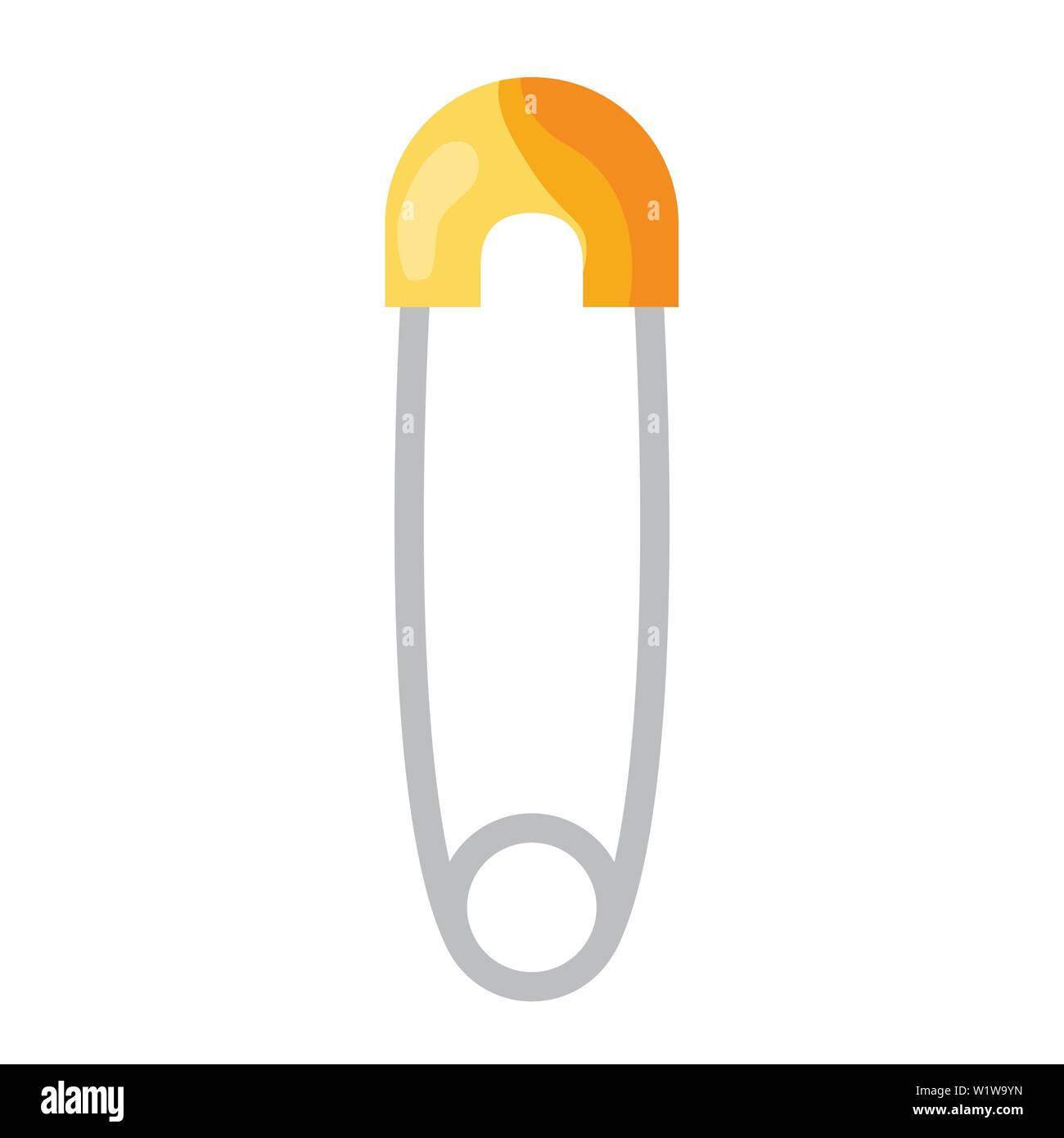 baby pin icon on white background Stock Vector Image & Art - Alamy