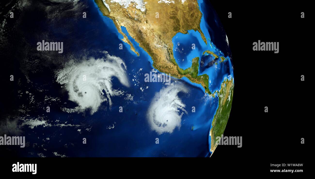 Extremely detailed and realistic high resolution 3d image of Hurricane ...
