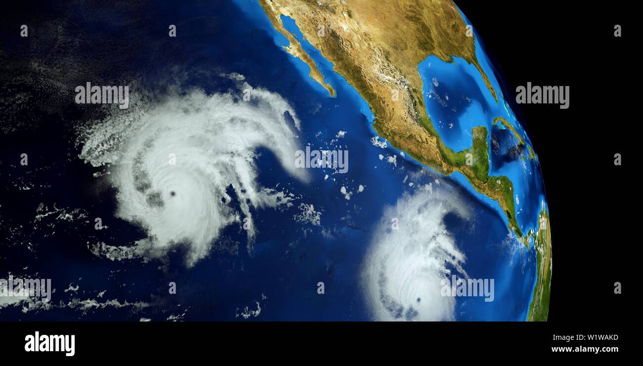 Extremely detailed and realistic high resolution 3d image of Hurricane ...