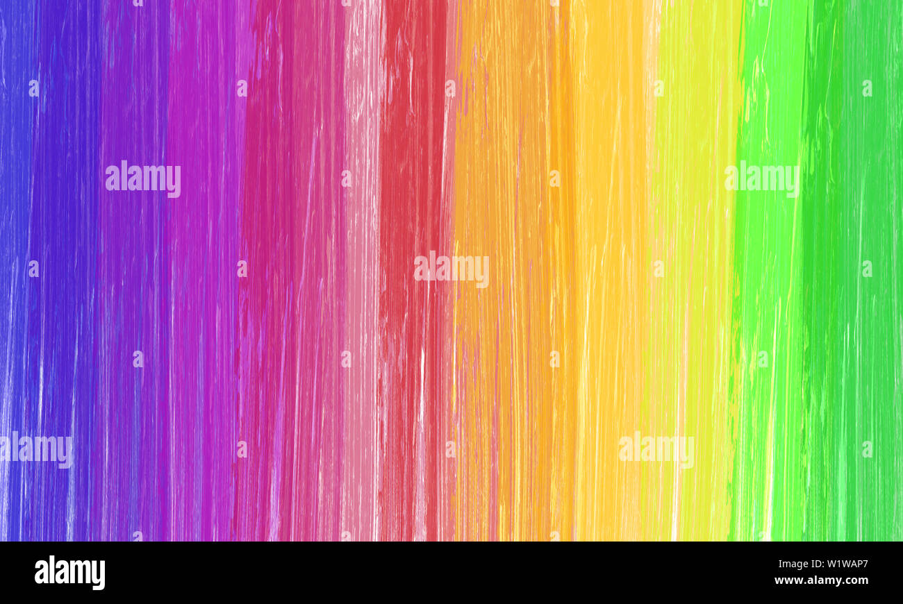 Colorful rainbow background. Brushes paint Stock Photo - Alamy