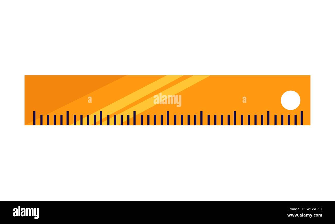 ruler school on white background Stock Vector Image & Art - Alamy