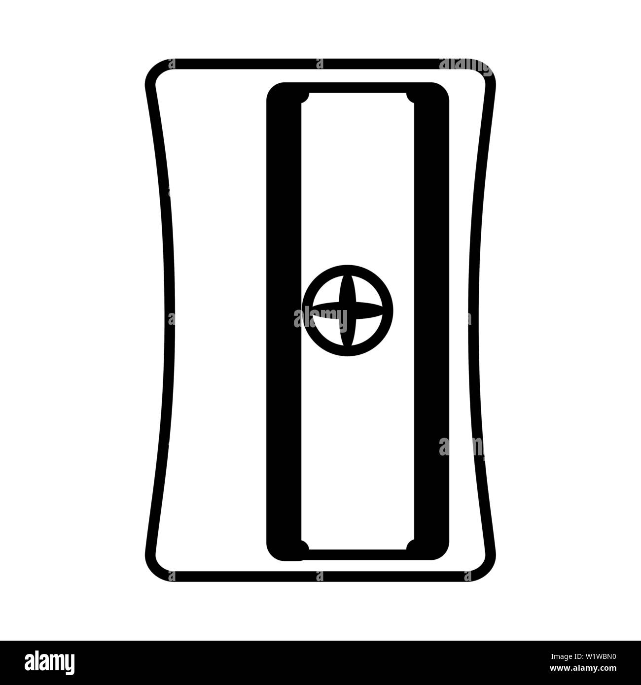 sharpener school on white background Stock Vector Image & Art - Alamy