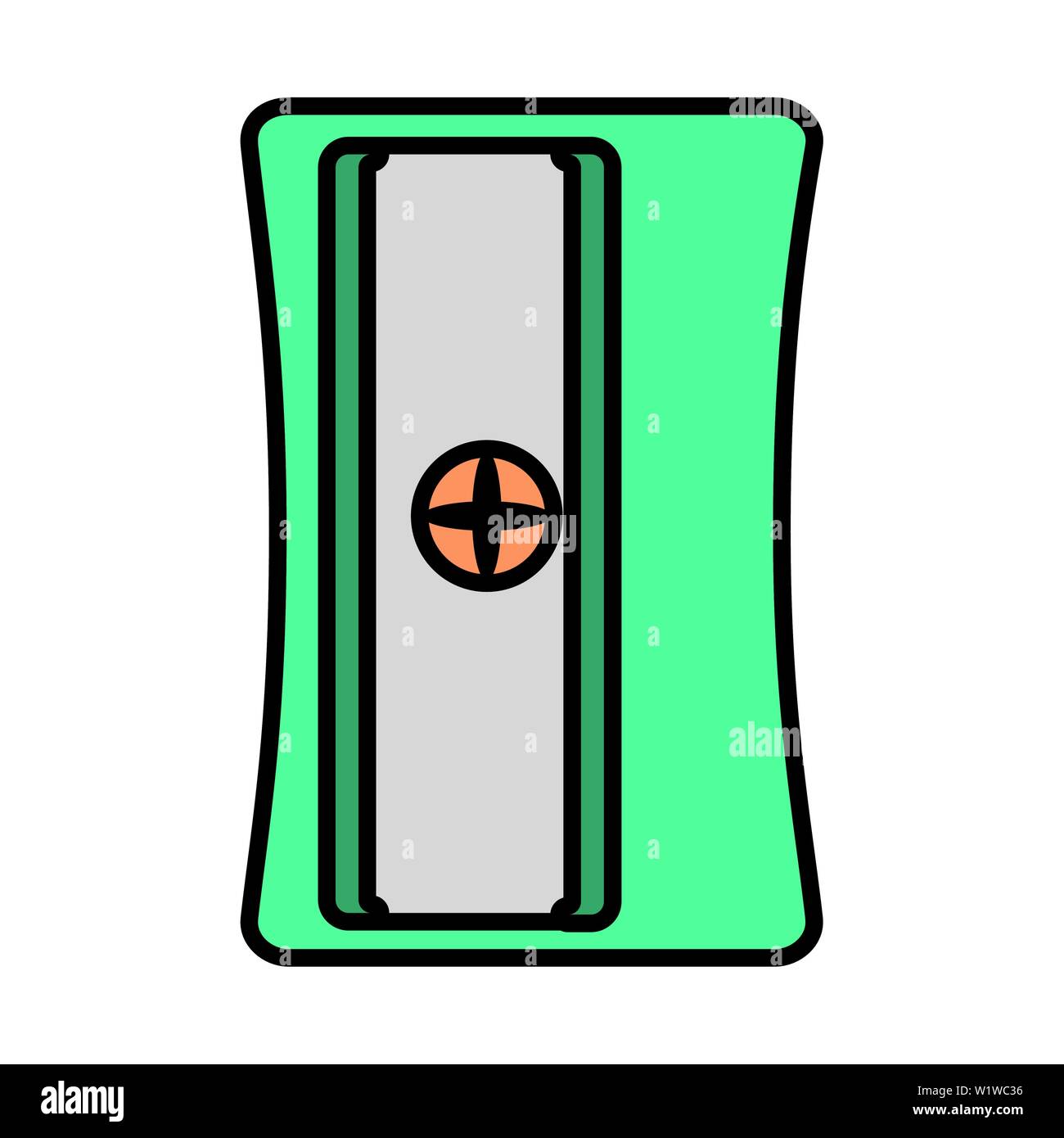 sharpener school on white background Stock Vector Image & Art - Alamy