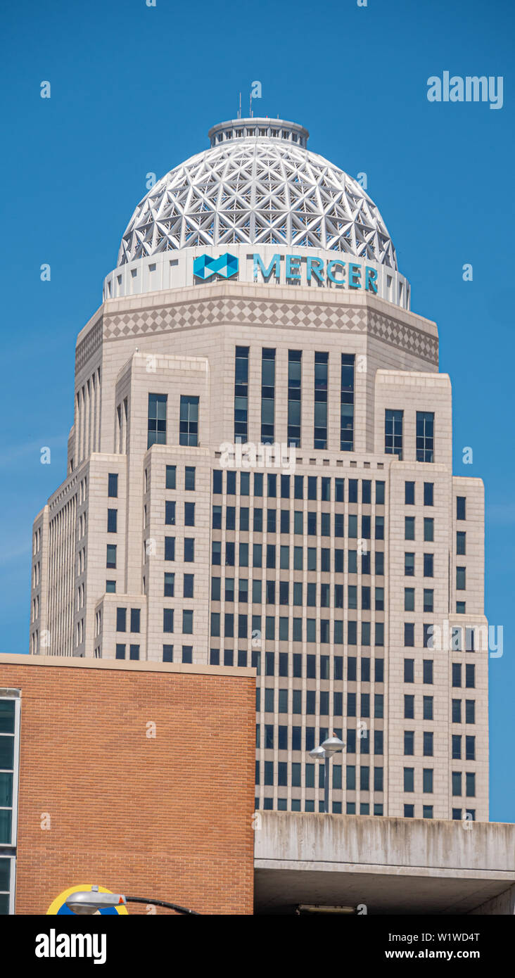 Mercer Tower in Louisville - LOUISVILLE. USA - JUNE 14, 2019 Stock ...