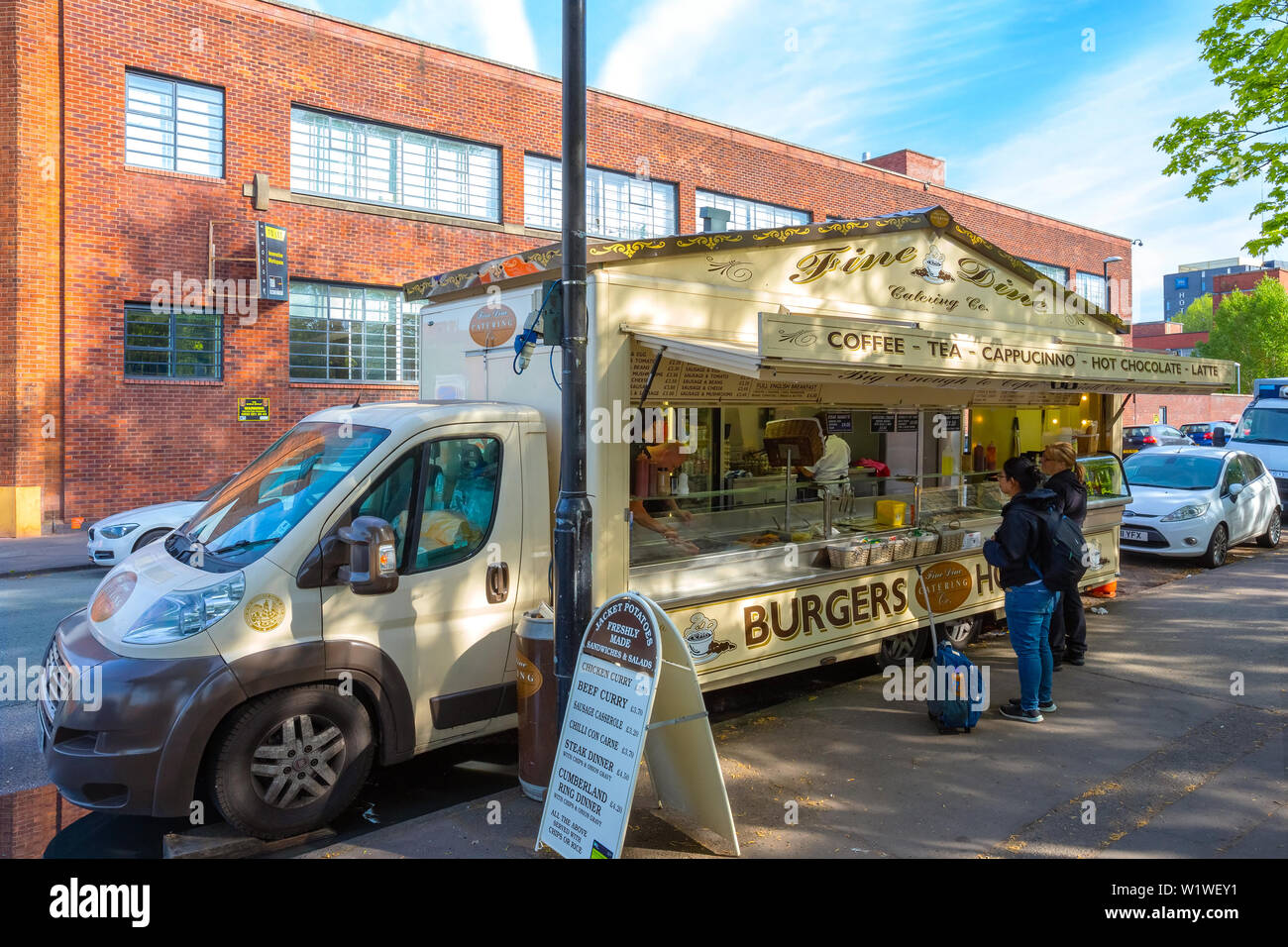 Manchester food truck england hi-res stock photography and images - Alamy