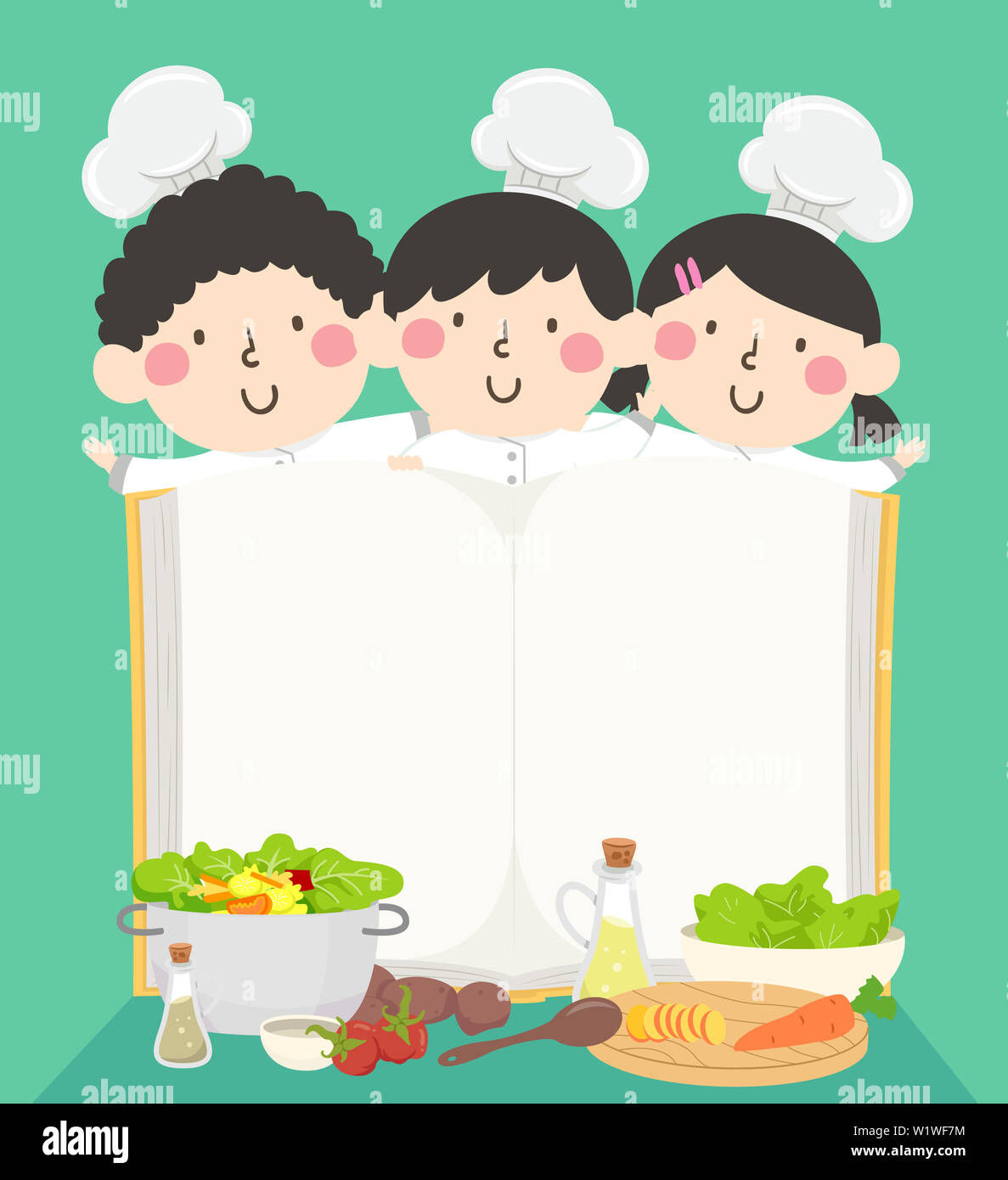 Open Book Template For Kids