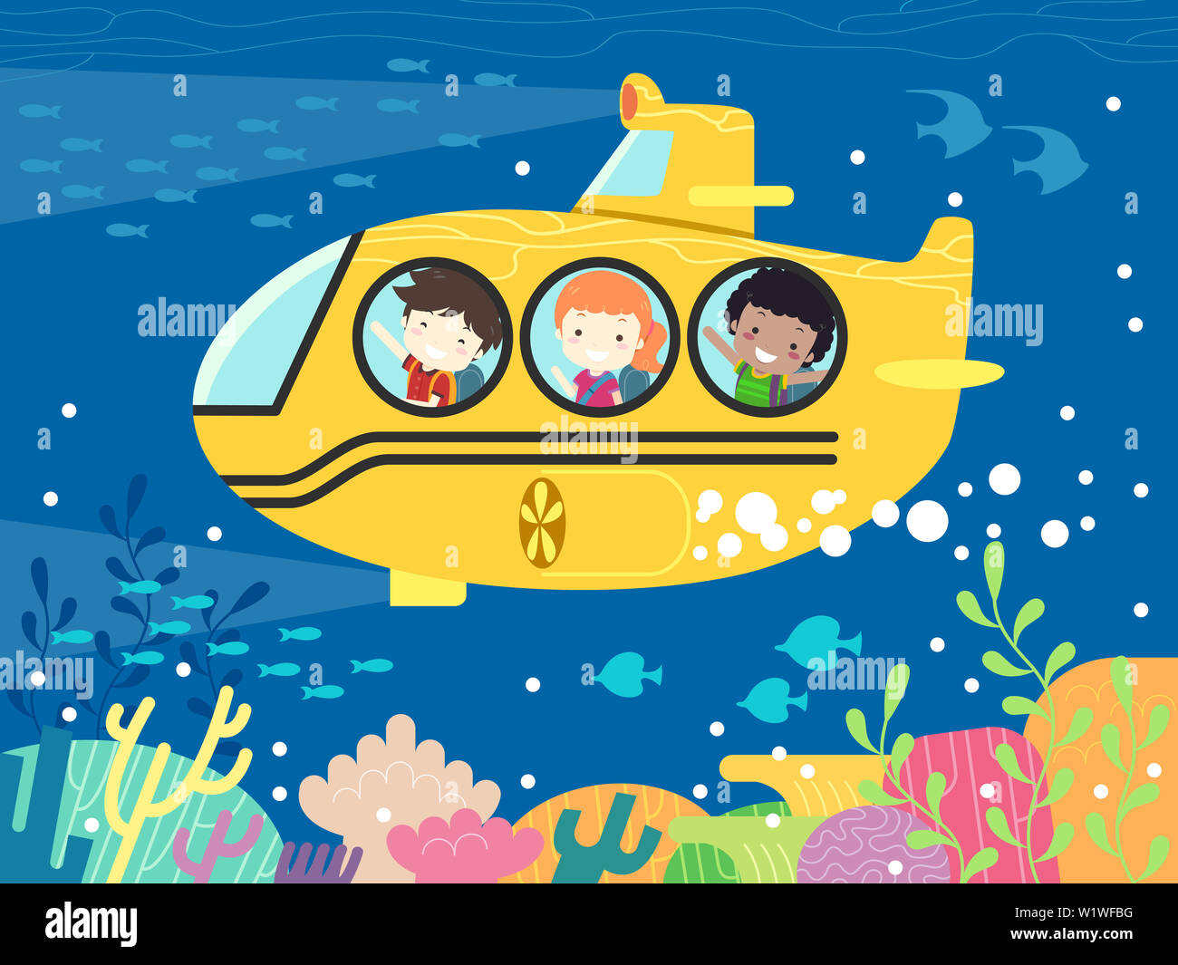 Underwater Submarine Clipart