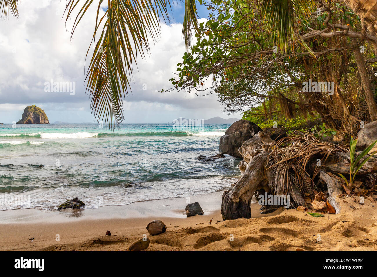 Saint Vincent and the Grenadines, Indian Bay Stock Photo - Alamy