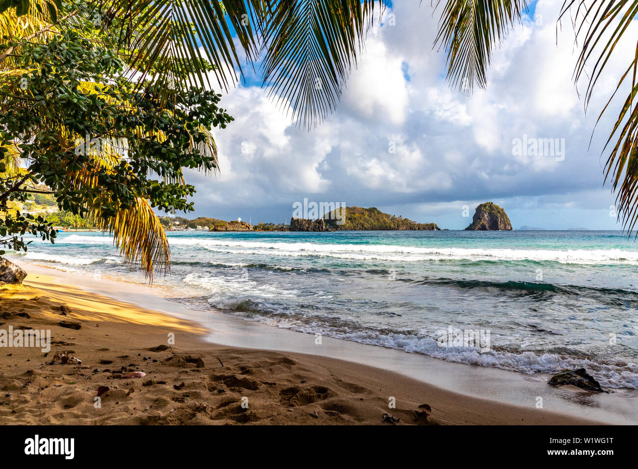 Saint Vincent and the Grenadines, Indian Bay Stock Photo - Alamy