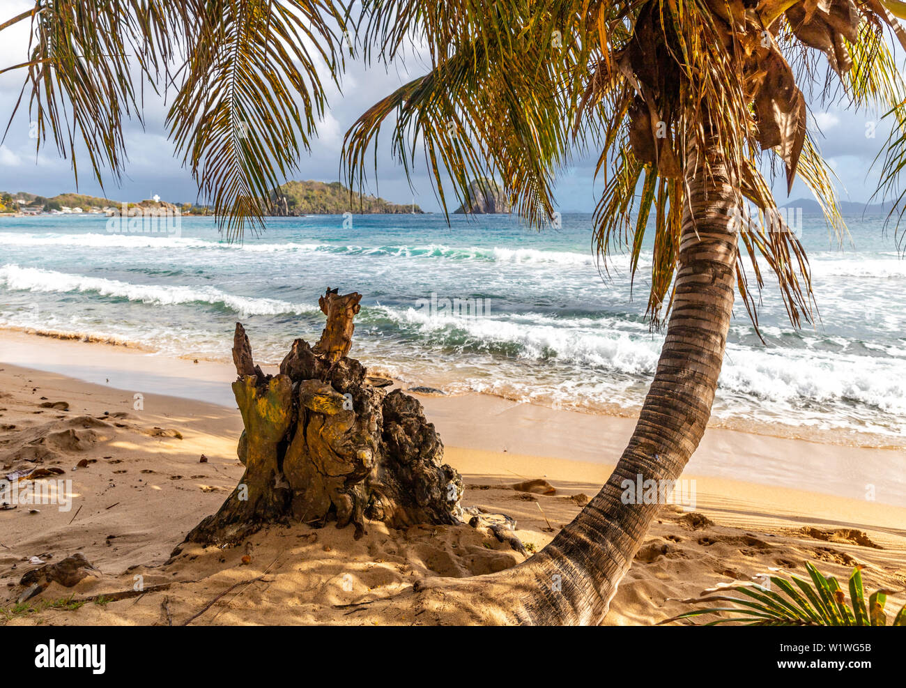 Saint Vincent and the Grenadines, Indian Bay Stock Photo - Alamy
