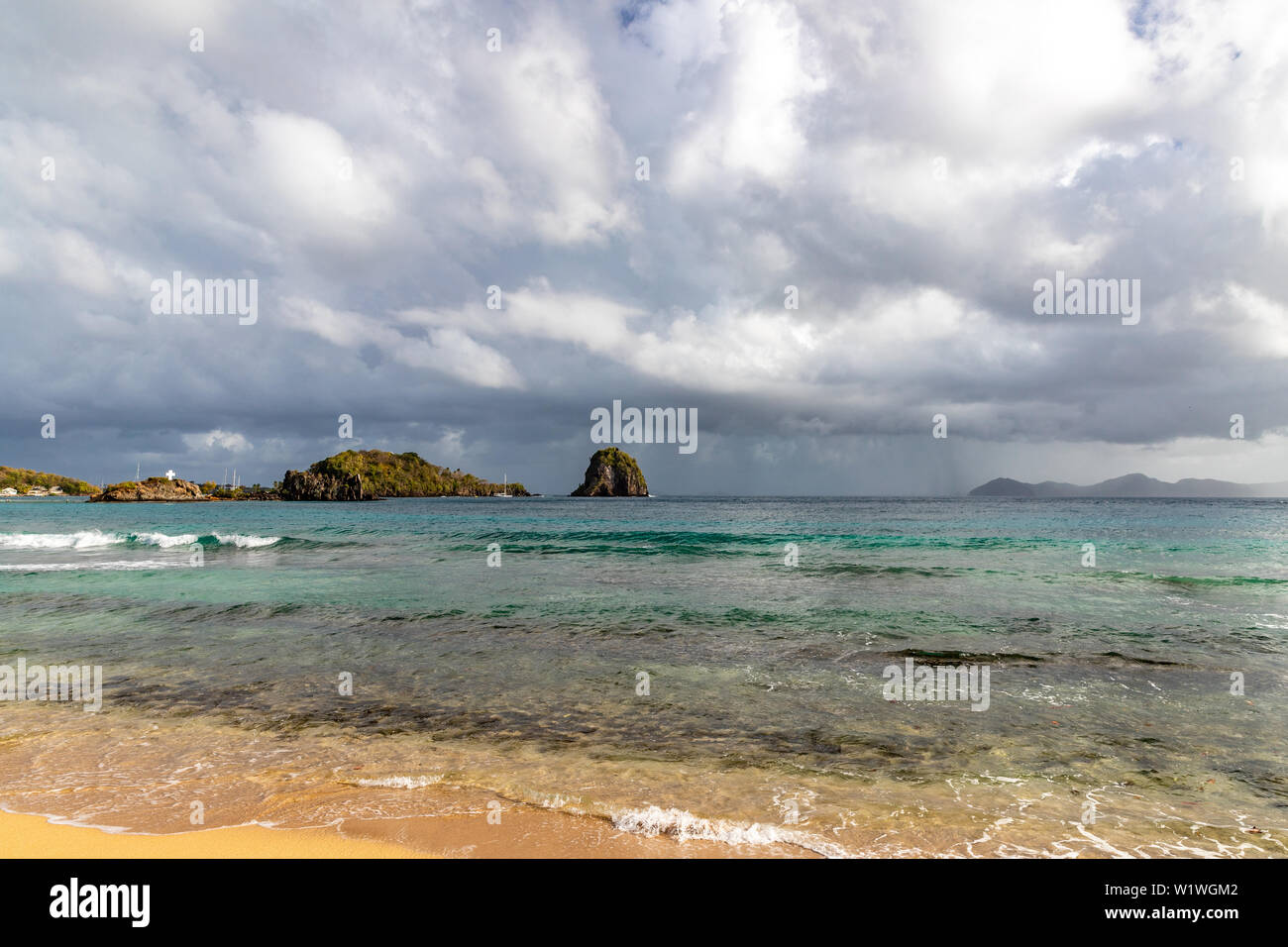 Saint Vincent and the Grenadines, Indian Bay Stock Photo - Alamy