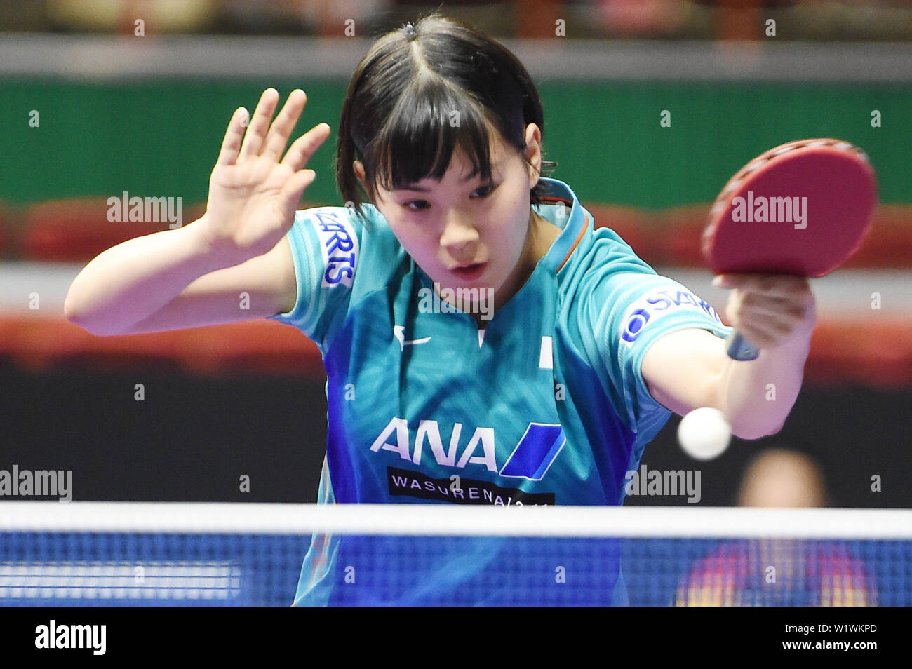 Busan, South Korea. 3rd July, 2019. Miyu Nagasaki (JPN) Table Tennis ...