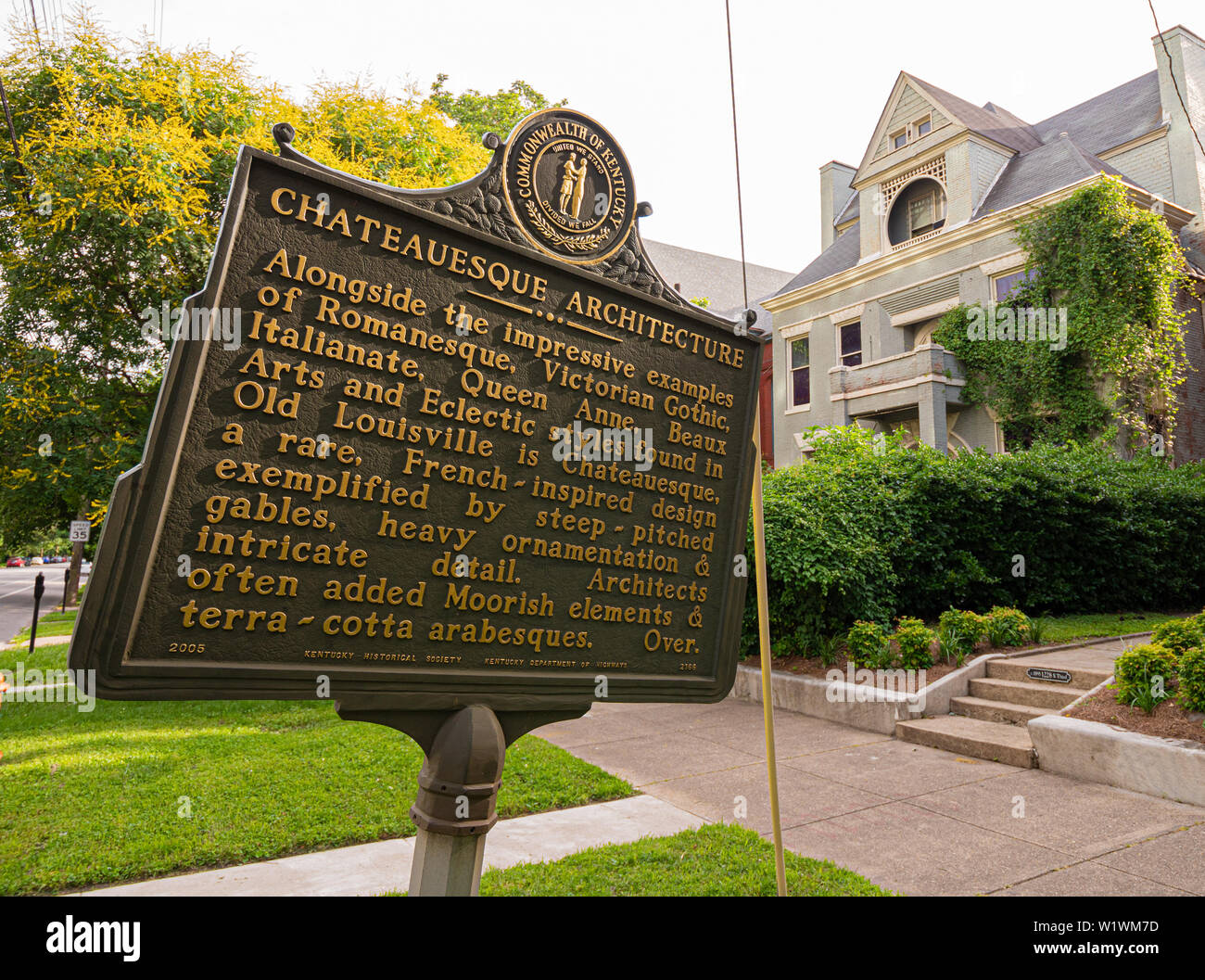 Chateauesque architecture in old louisville hi-res stock photography ...