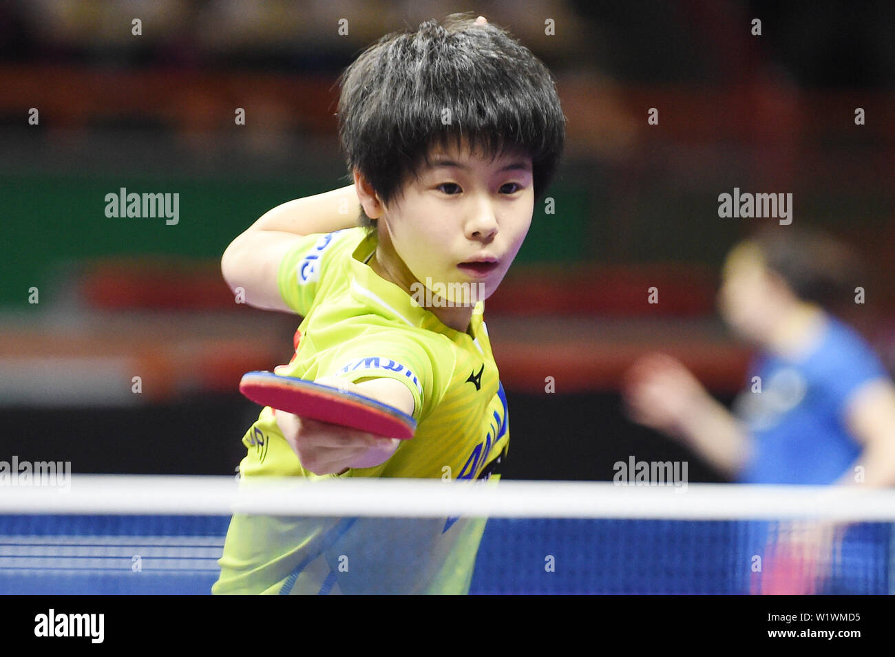 Busan, South Korea. 3rd July, 2019. Honami Nakamori (JPN) Table Tennis ...