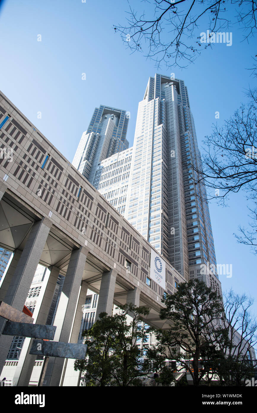 Tokyo Metropolitan Government Building, Tokyo Japan Observatory tower ...