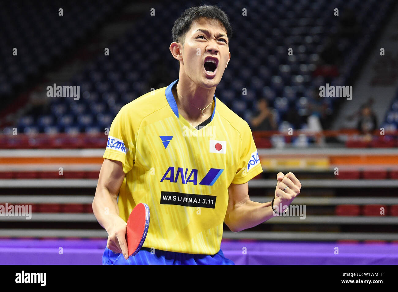 Busan, South Korea. 3rd July, 2019. Kazuhiro Yoshimura (JPN) Table ...