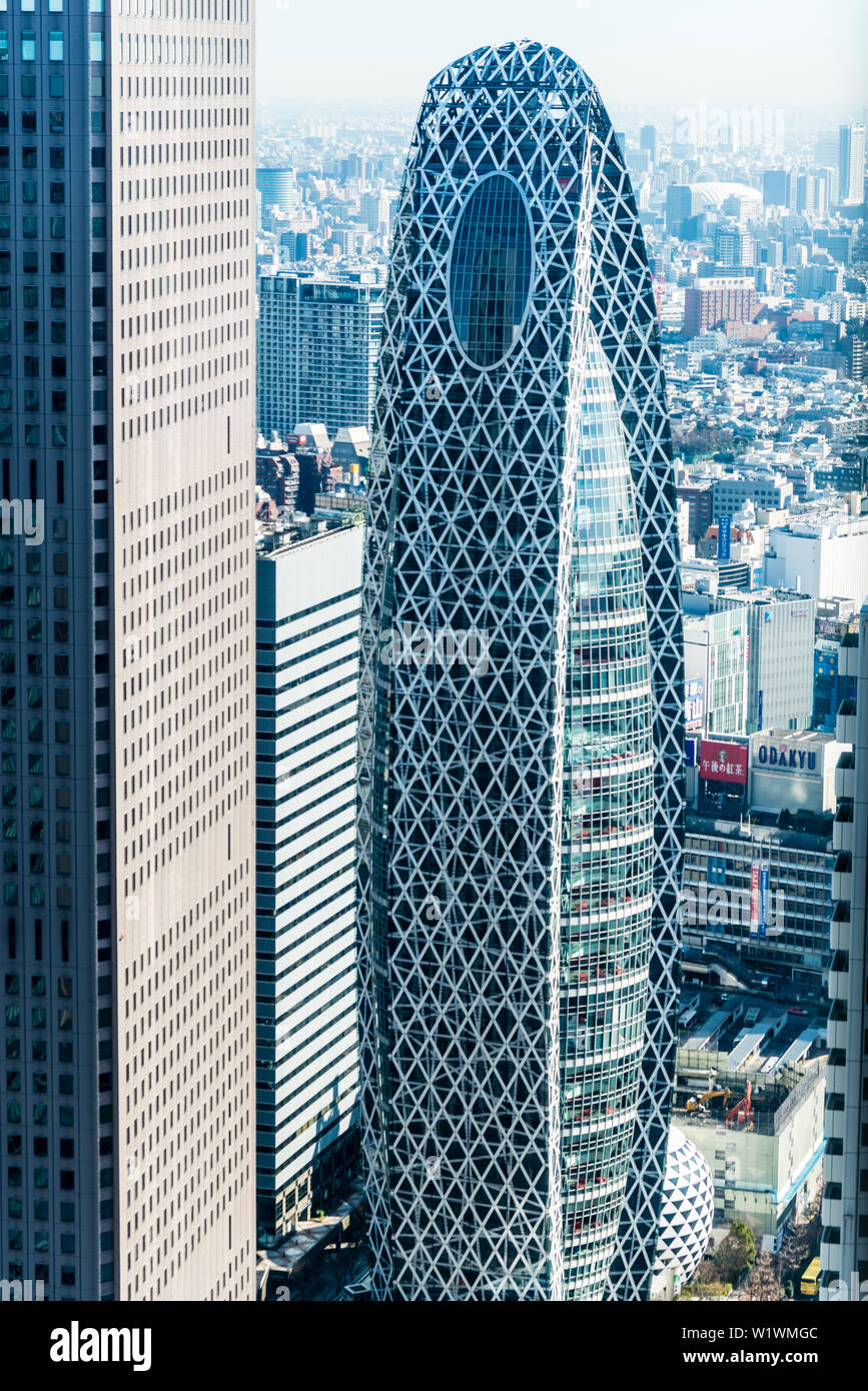 Mode Gakuen Cocoon Tower , Tokyo Japan Stock Photo - Alamy