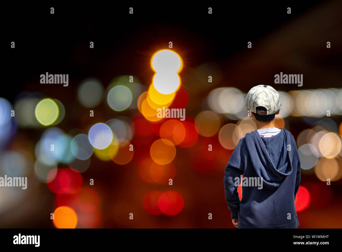 Boy bright light hi-res stock photography and images - Alamy