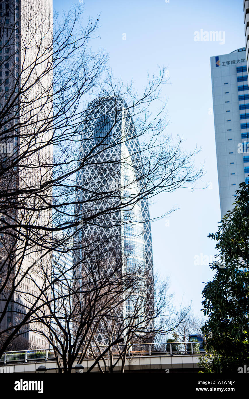 Mode Gakuen Cocoon Tower , Tokyo Japan Stock Photo - Alamy