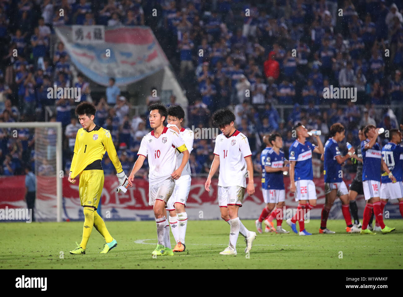 NHK Spring Mitsuzawa Football Stadium, Kanagawa, Japan. 3rd July, 2019 ...