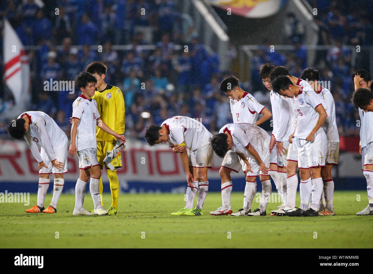 NHK Spring Mitsuzawa Football Stadium, Kanagawa, Japan. 3rd July, 2019 ...