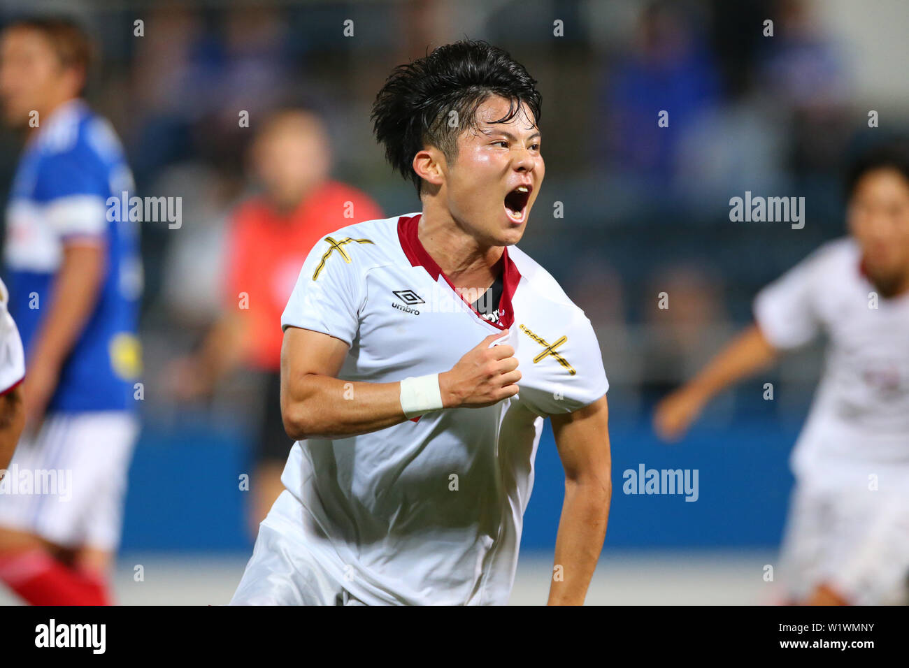 NHK Spring Mitsuzawa Football Stadium, Kanagawa, Japan. 3rd July, 2019. Kosuke Tanaka (), JULY 3 ...